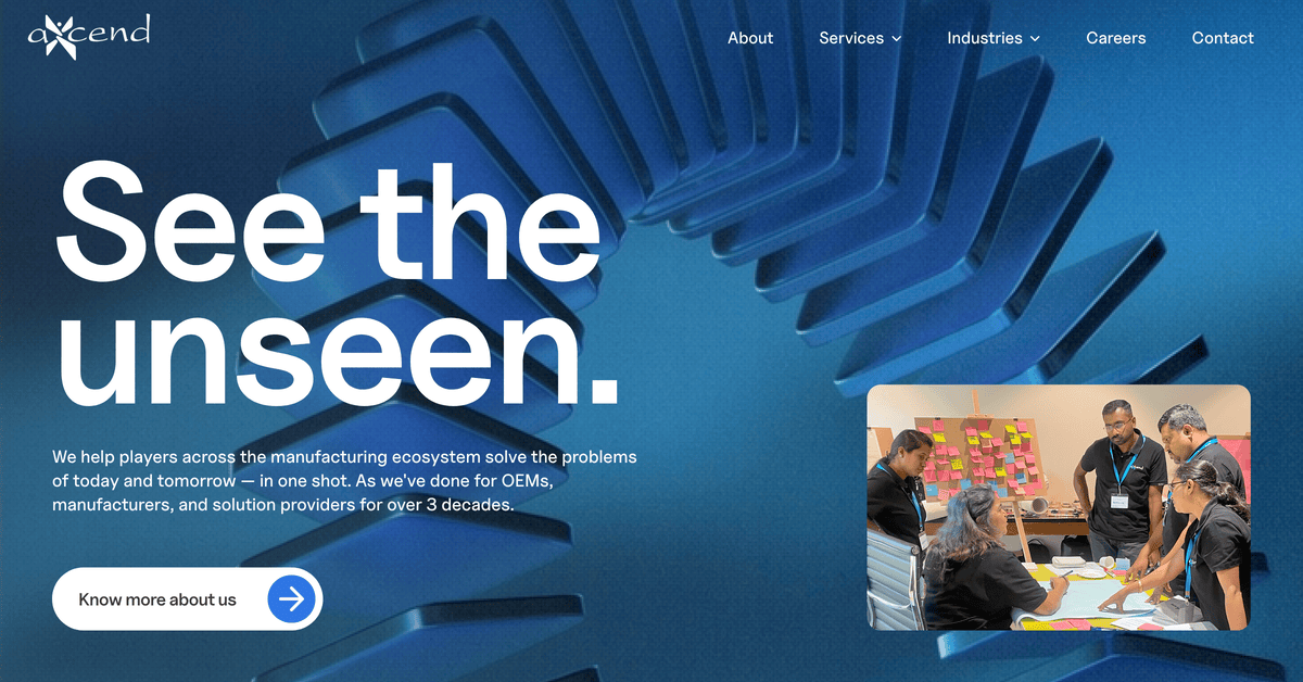 Welcome to Axcend | Technology partner to the manufacturing ecosystem